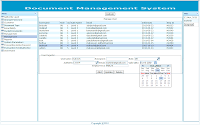 Oracle, Java, Php, Javascript, Document Management System, Mybatis: Document Management System ...