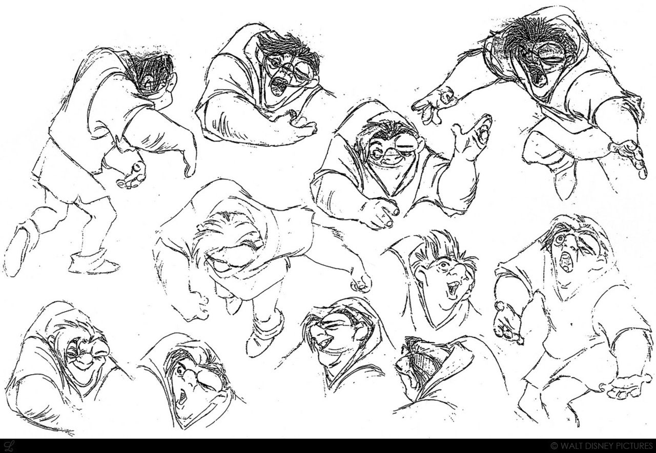 Living Lines Library: The Hunchback of Notre Dame (1996) - Character ...