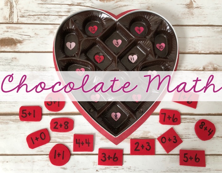 CHOCOLATE MATH: A Valentine Math Activity | TheHappyTeacher