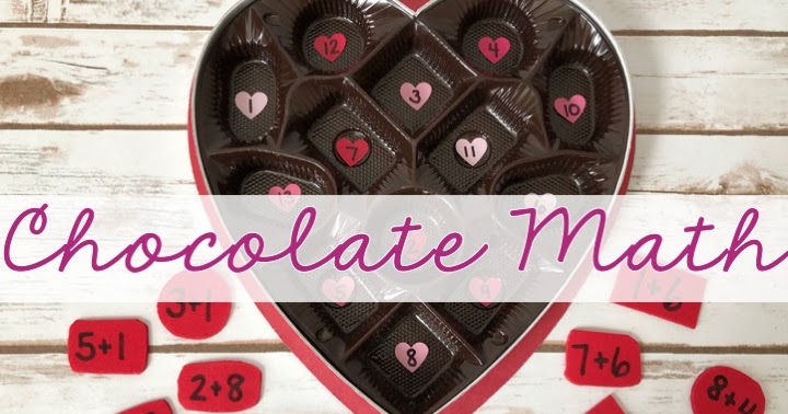 CHOCOLATE MATH: A Valentine Math Activity | TheHappyTeacher