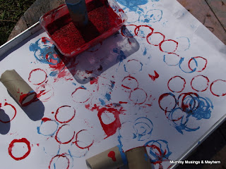 Toddler Foam Block Shape Stamping! - The Empowered Educator