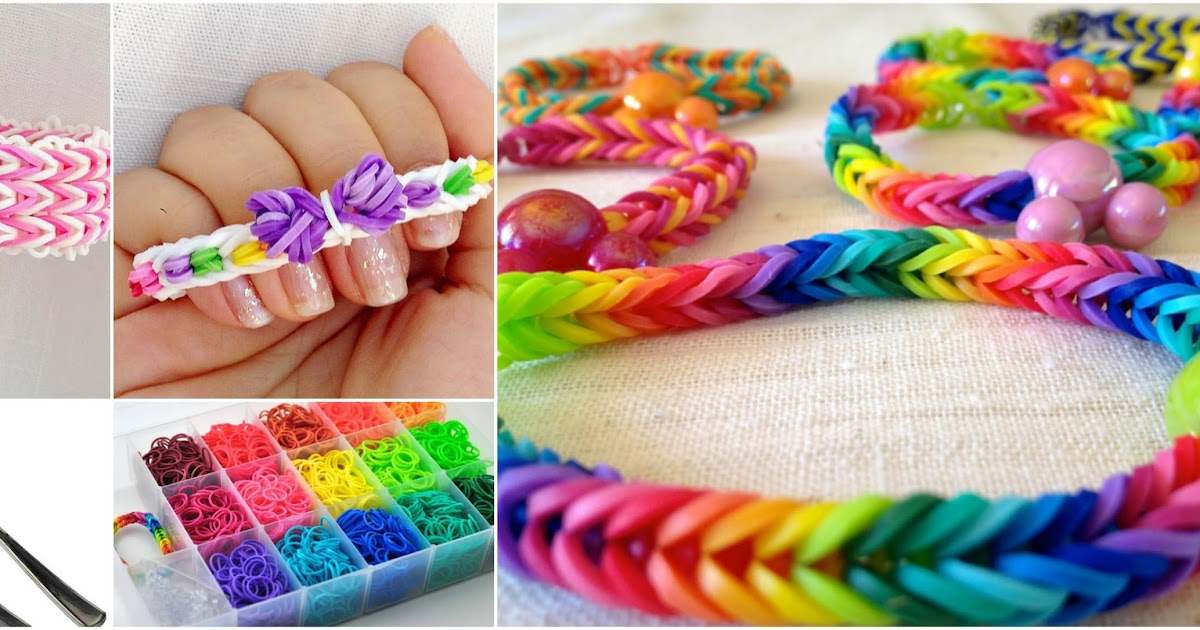 Aprende cómo hacer pulseras juveniles con ligas y un tenedor ~ lodijoella