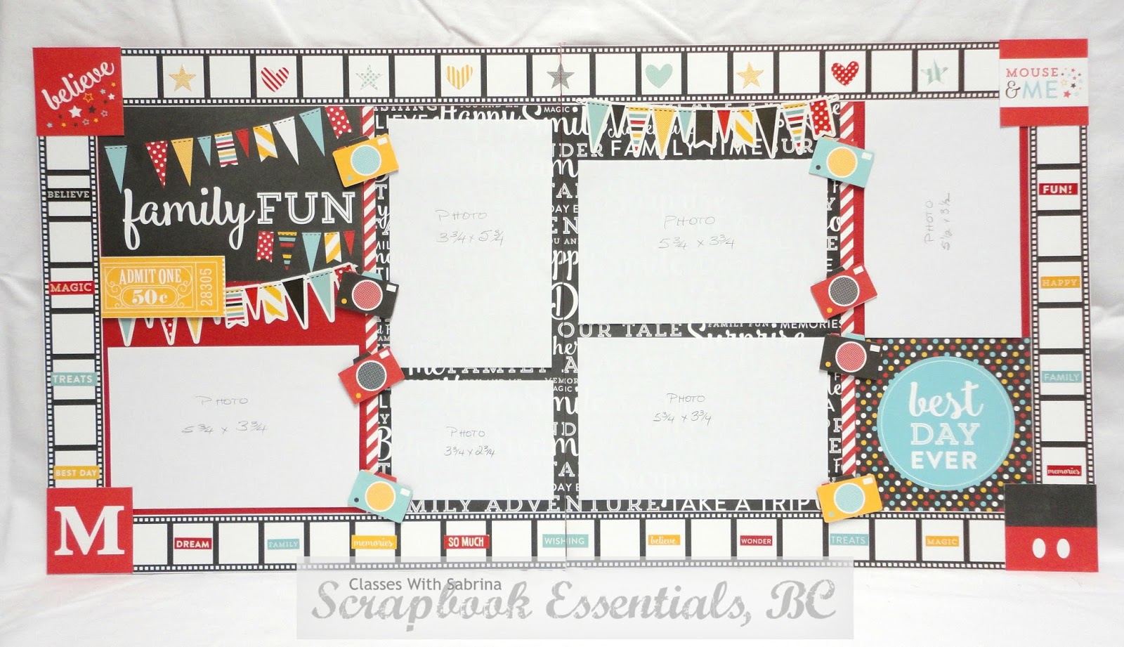 Echo Park "Magical Adventure" (Disney) Layout Class | Aspiring to ...