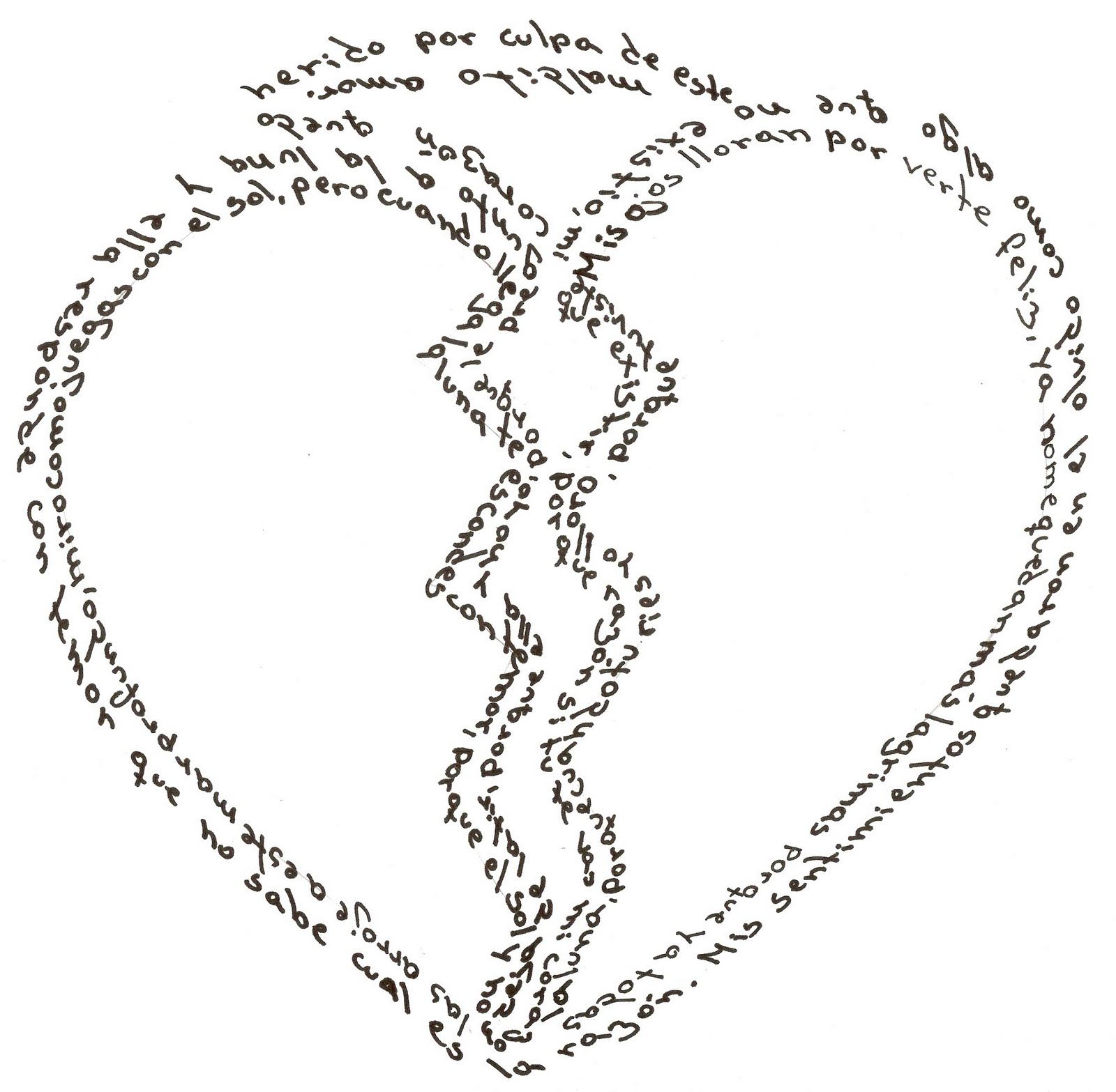 trabajos de lenguaje: CALIGRAMA