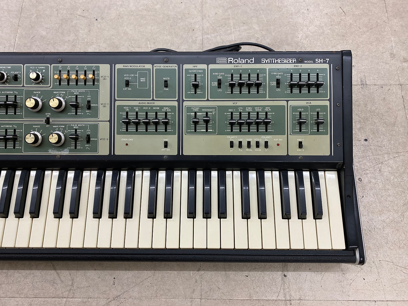 MATRIXSYNTH: Rare Roland SH-7 fully serviced and calibrated