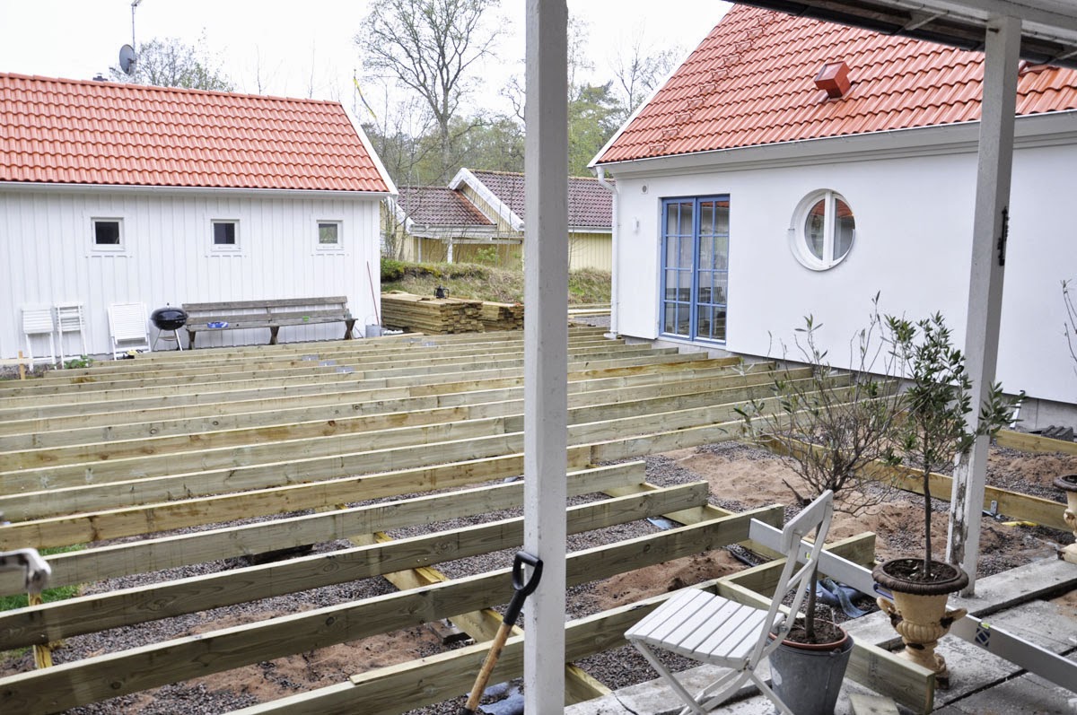 Husprojekt Drömhus: Altanbygge