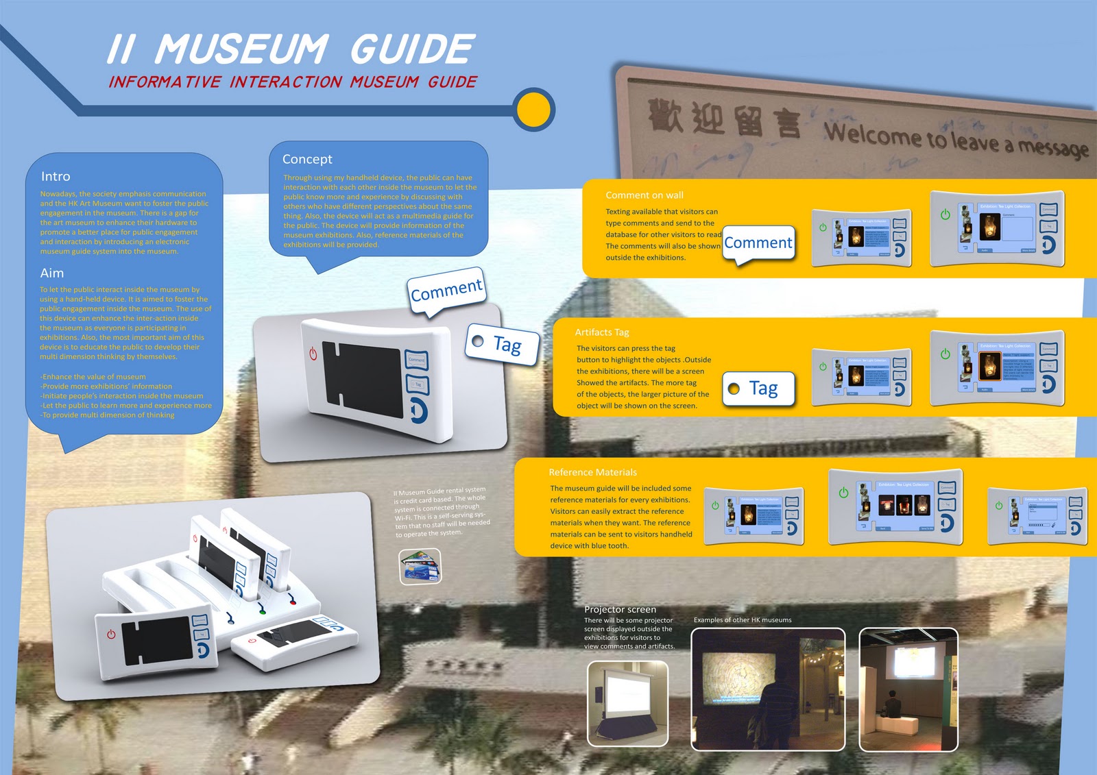 David Kai Design: II Museum Guide - interactive interaction museum guide