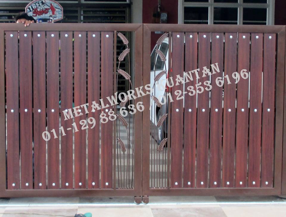 PAGAR DESIGN BUNGA PADI