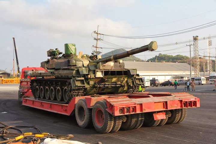 DEFENSE STUDIES: The First Batch of Ukrainian "Oplot" Arrived in Thailand