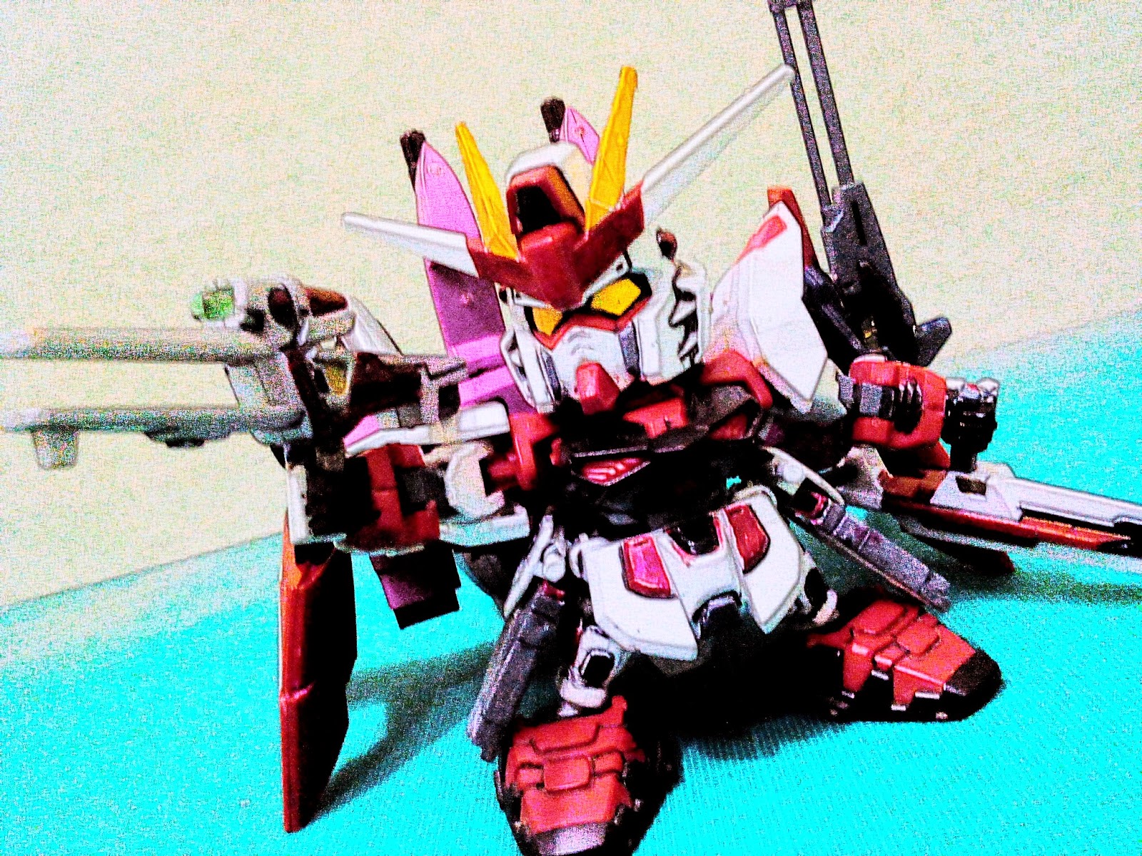 KoonD Kit BasH: [ FINISHED ] SD Gundam : Red Frame Astray Freedom Dragoon