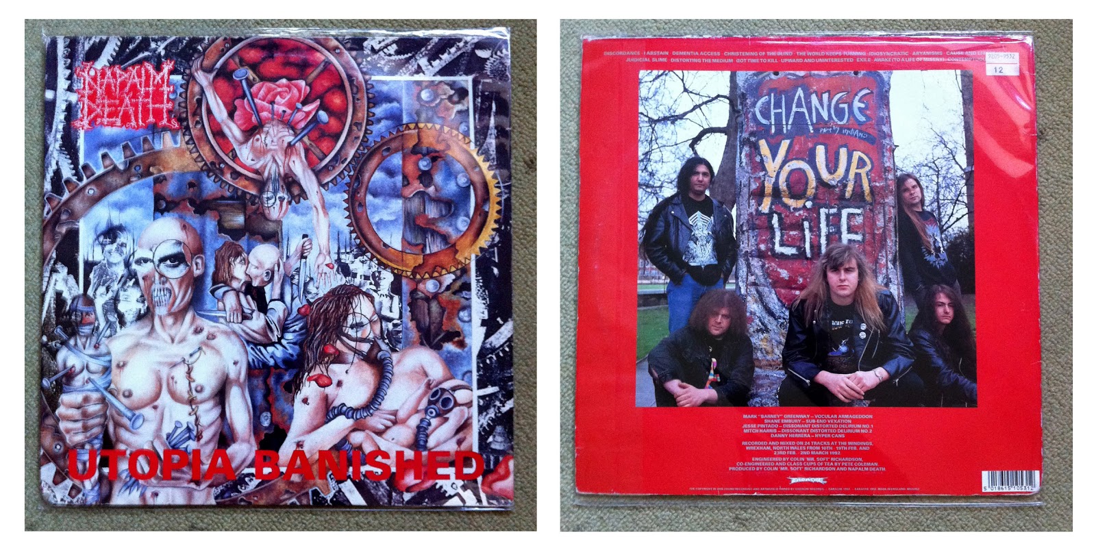 STOCKROOM: Napalm Death – Utopia Banished