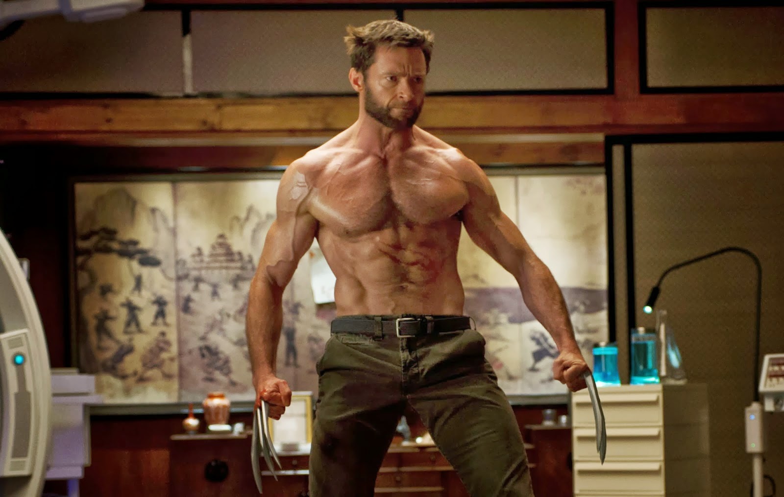 Minha rola, pelos e porra. : Hugh Jackman Hot ( Wolverine )