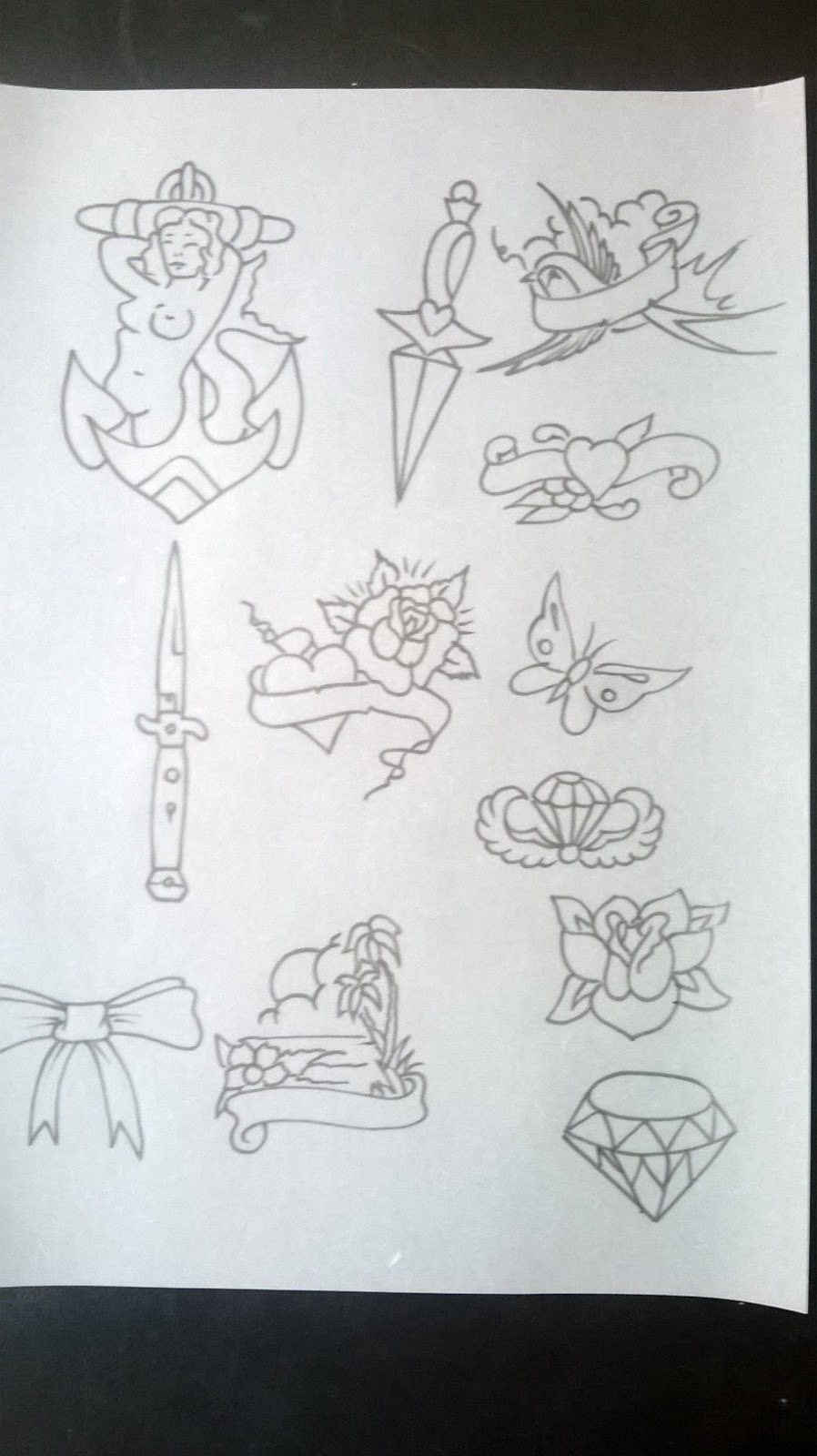 Tattoo by Jean-Mich: Tattoo flash days