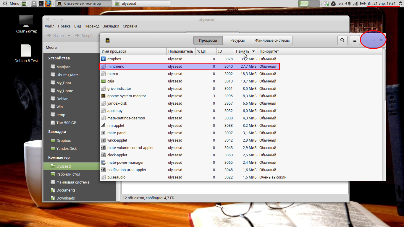 Установка Mate-Tweak и Mate-Munu в LMDE2 и Debian Jessie (в качестве ...