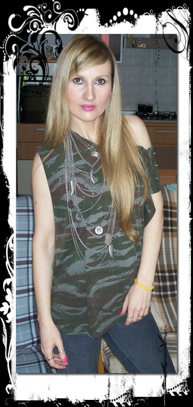 Sonia Verardo: DIY: Camo Spiked Tank Top (from my Dad's oversized Tshirt!)