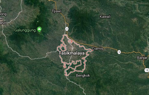 Peta Kota TASIKMALAYA Lengkap (HD Google Maps) - SEJARAH
