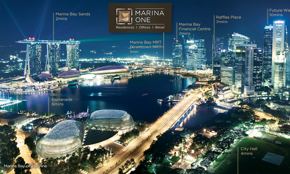 Marina One Singapore by M+S : Prime Location at Marina Bay Singapore