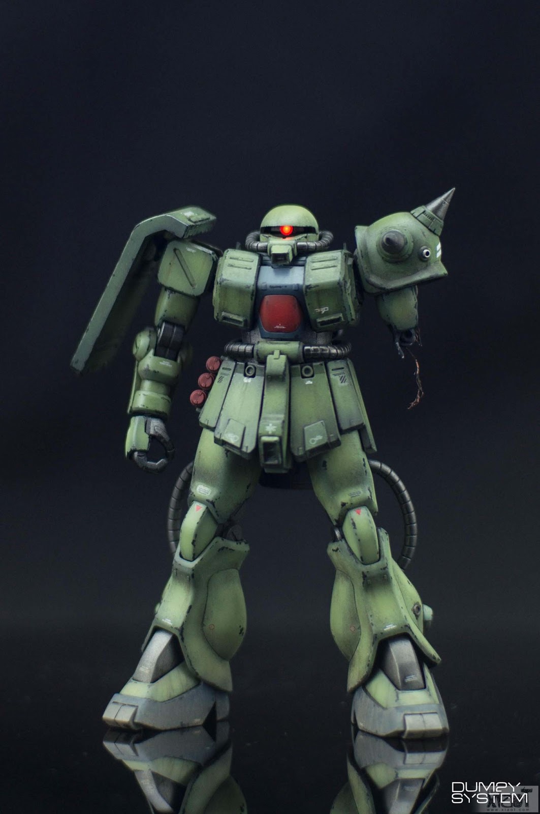GUNDAM GUY: HGUC 1/144 MS-06FZ Zaku II - Customized Build