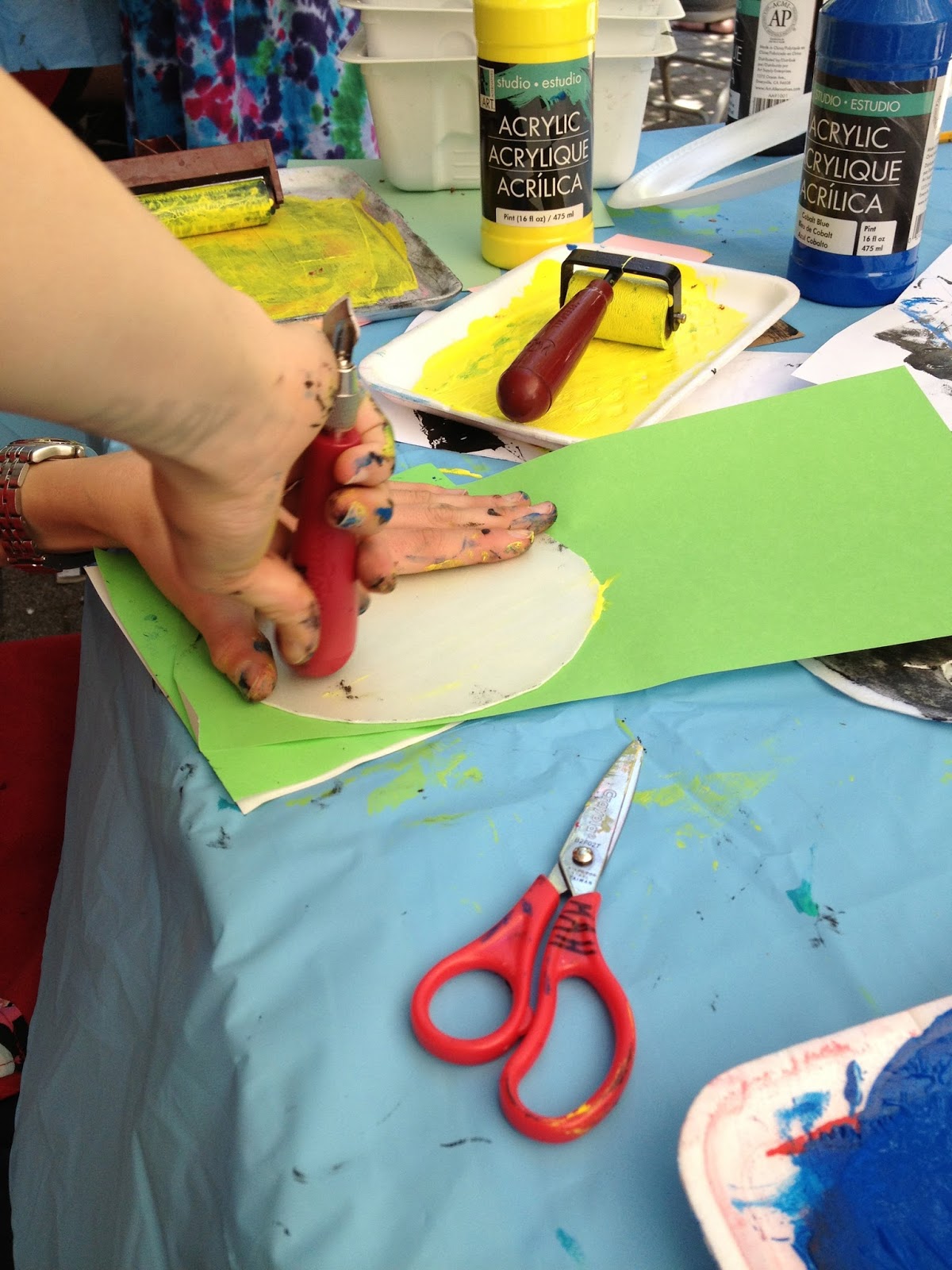 Love, Neffie: DIY Styrofoam Plate Printing