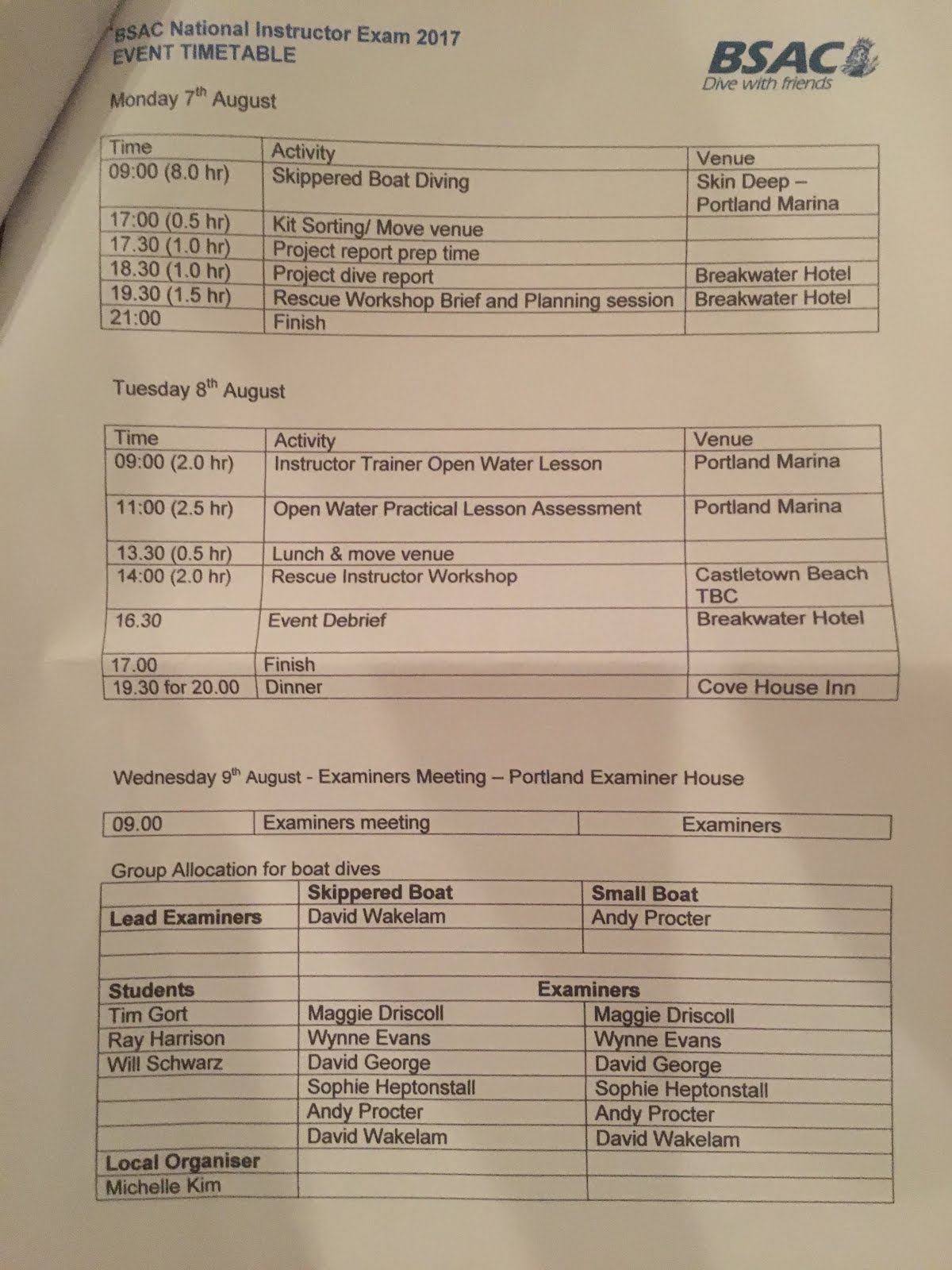 rectotec: THE JOURNEY TO BECOME A BSAC NATIONAL INSTRUCTOR