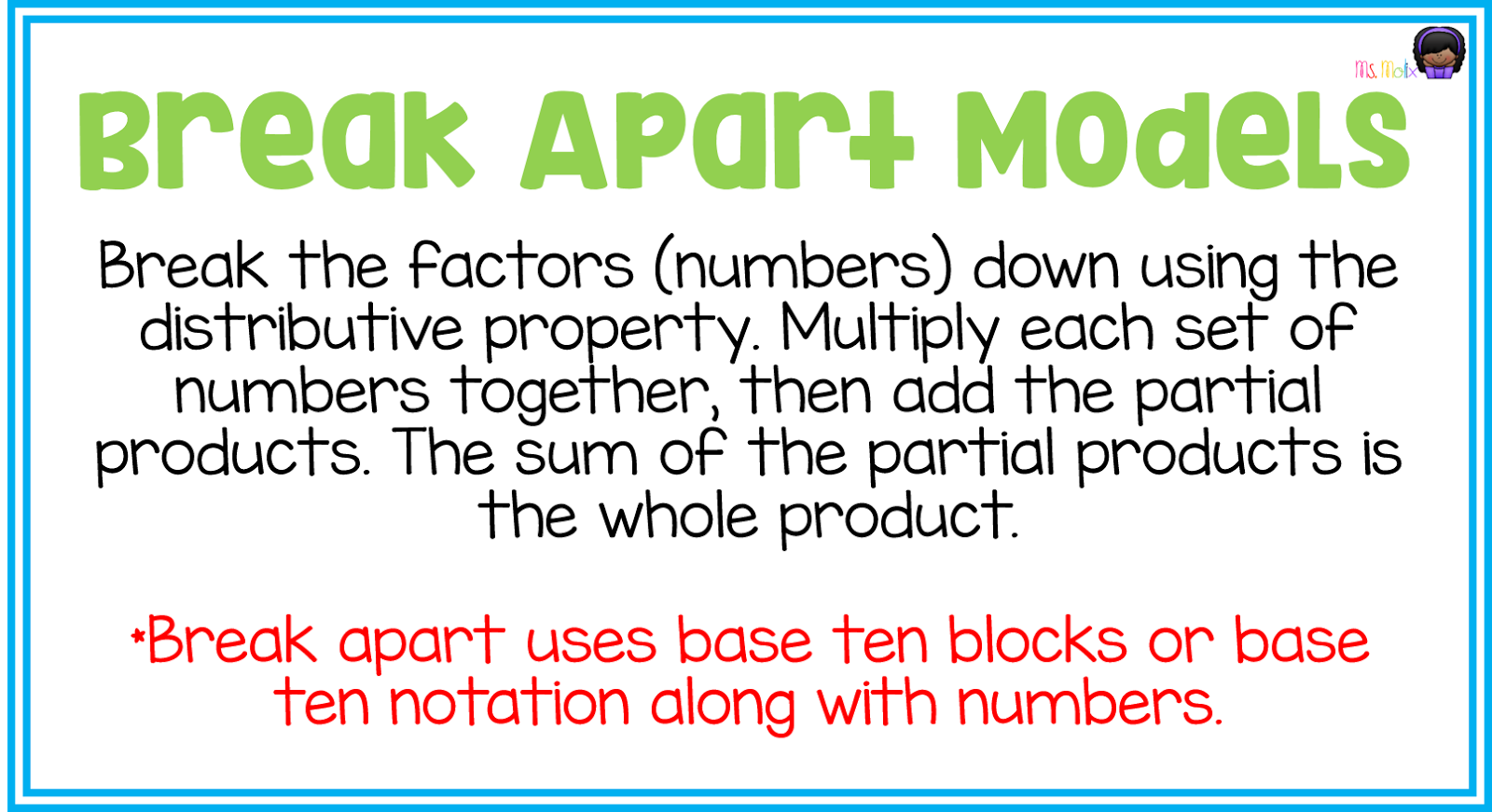 Ms. Molix's Class: 2 Digit Multiplication
