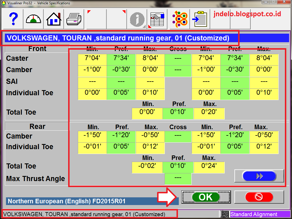 Cara mengoprasikan/menggunakan spooring 3D (john bean)
