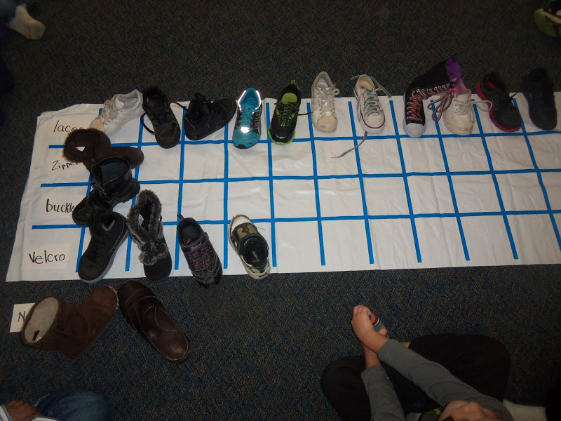 Mrs. Wood's Kindergarten Class: Graphing Shoes/Cubes!