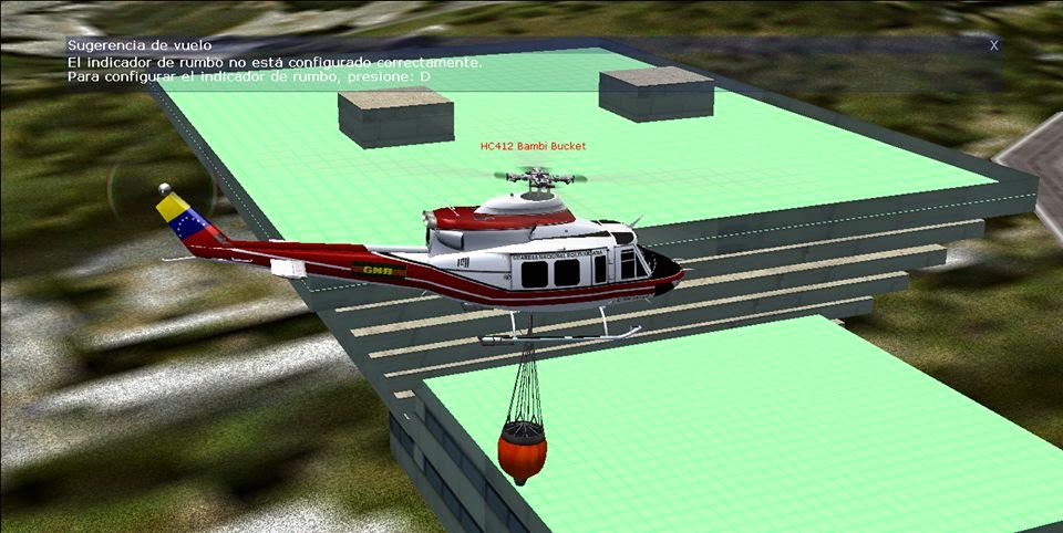 FS2004/X SIMULACIÓN CIVIL-MILITAR: [BELL 412 BAMBI-BUCKET]