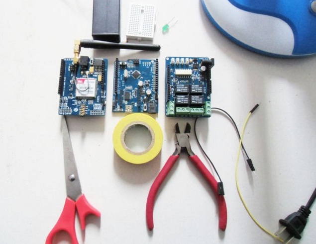 Remote control via GPRS / GSM SMS (Arduino) | Arduino Ach
