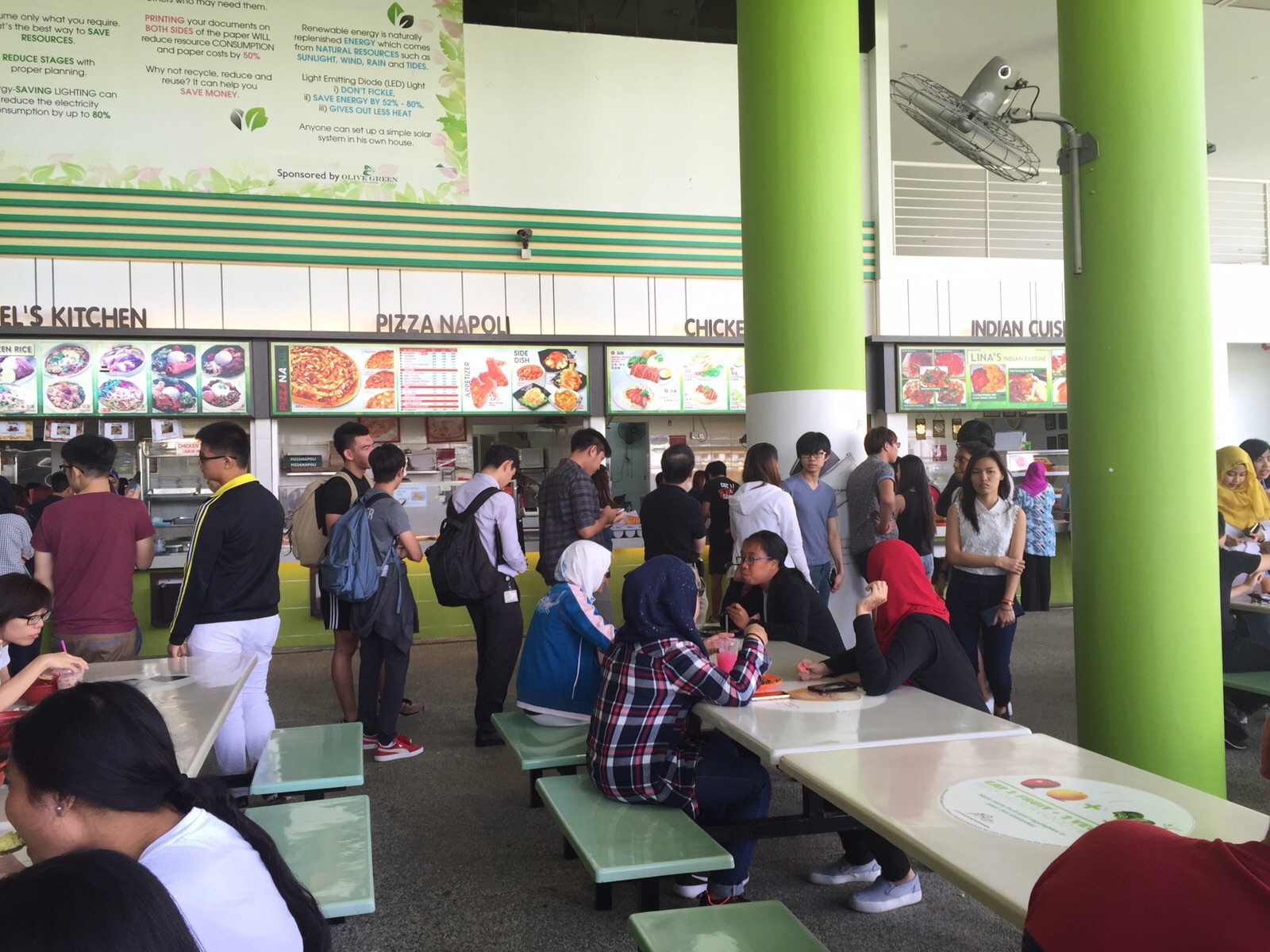 Republic Polytechnic's Canteens: December 2015