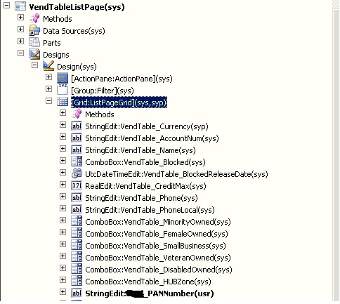 D365FO/ AX Tips and Tricks: Add display method to List page (VendTableListPage) AX 2012