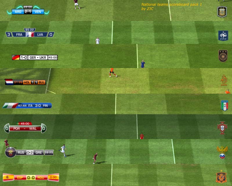 FIFA EDITING - YOUR HOME FOR FIFA STUFF: National Teams scoreboard pack ...
