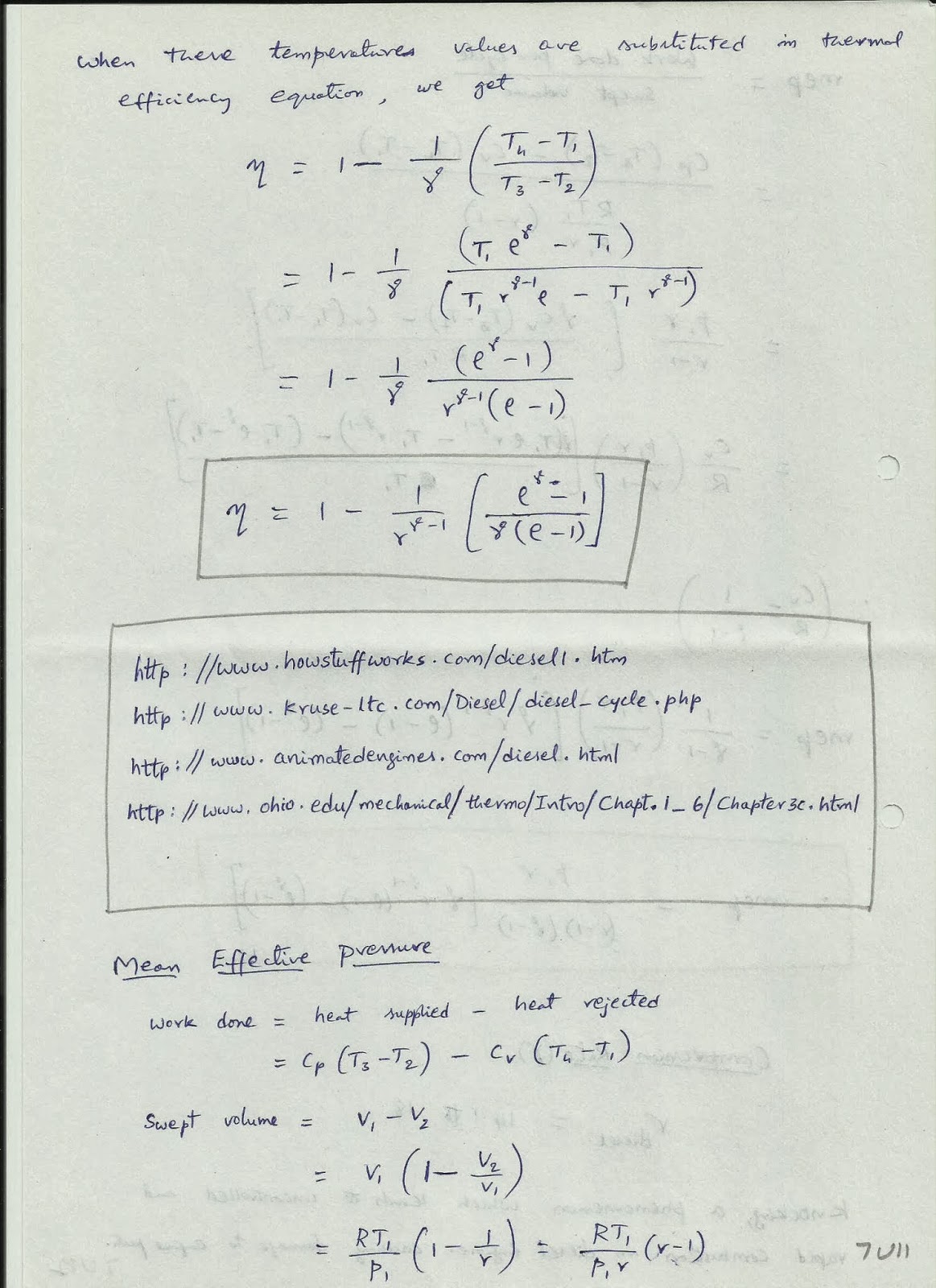 Mechanical Engineering: Thermodynamics - Power Cycles