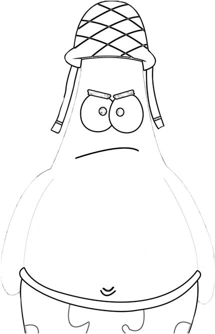Baby Patrick Star Coloring Pages