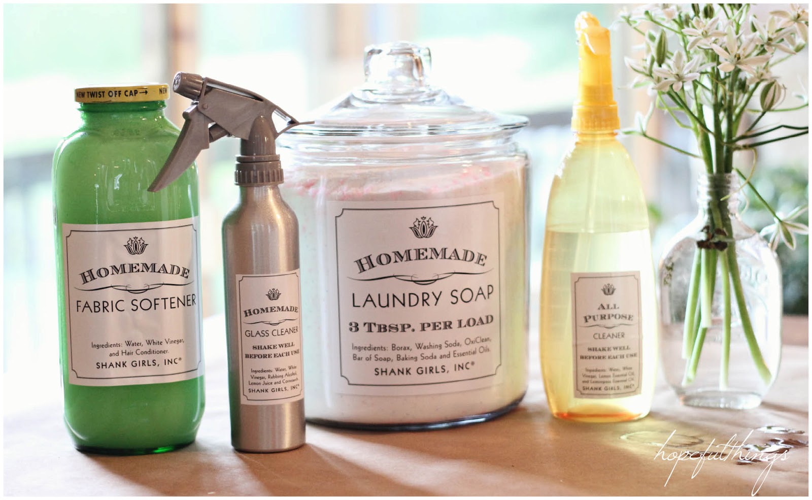 Hopeful: Making Homemade Cleaners
