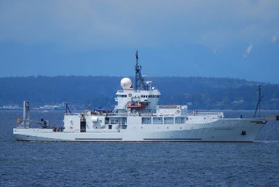 Channel 14, Seattle Traffic: R/V Thomas G. Thompson on Elliott Bay