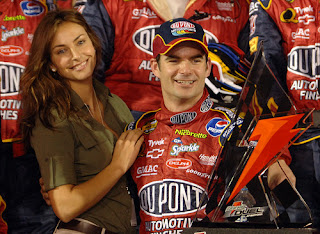 SPORTIGE: Jeff Gordon With His Wife Images 2012