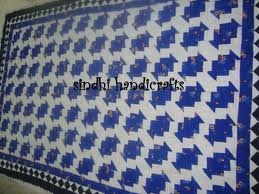 Traditional products of Sindh, Pakistan.: Rilli (Quilt)