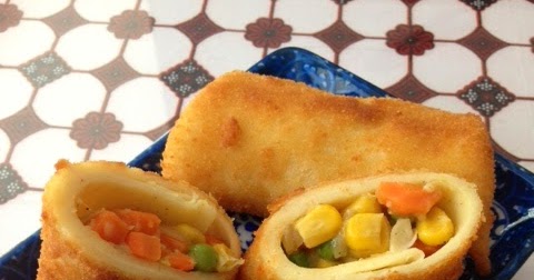 Rissoles with Vegetable and Quail Egg Filling | Pimentious