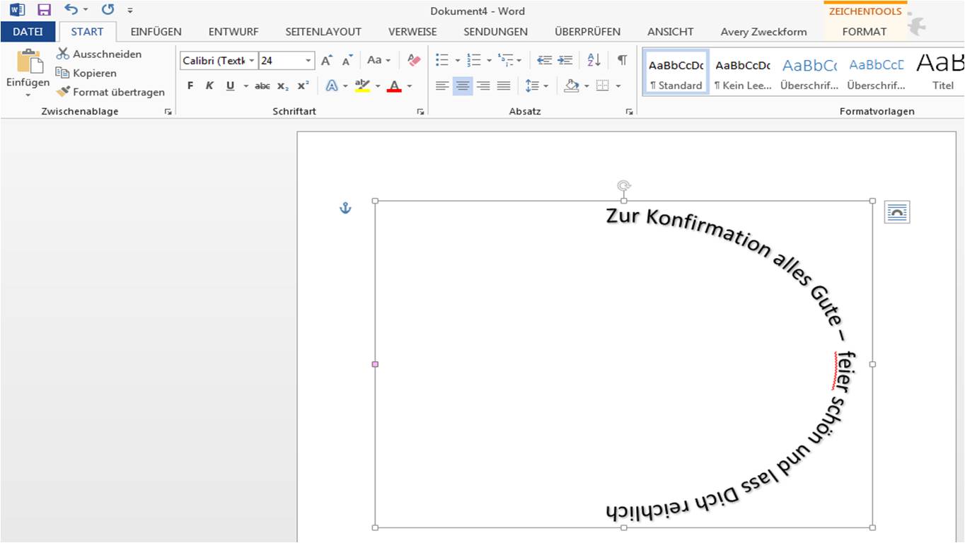 Anleitung: digitale Text-Stempel selber erstellen mit Word