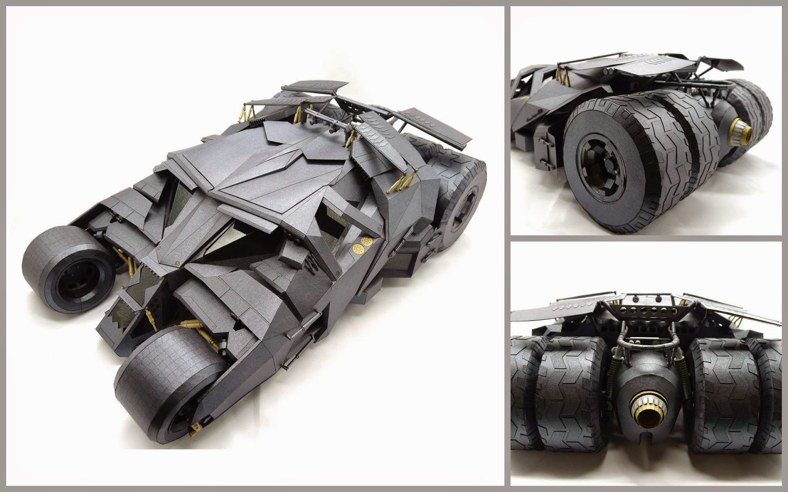 Craft Your Own Batmobile: Dive into Batman Tumbler Papercraft | Best ...