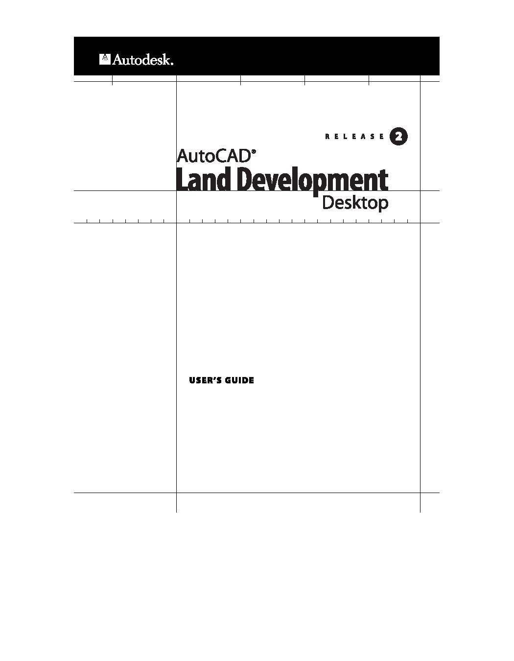 ဒဂုံဘူမိ: AutoCAD Land Development Desktop RELEASE 2