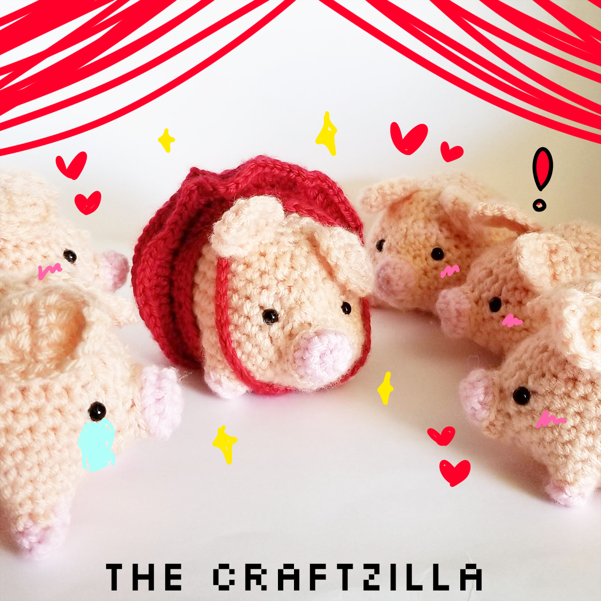 The Craftzilla: Pigture Perfect - Glam Pig