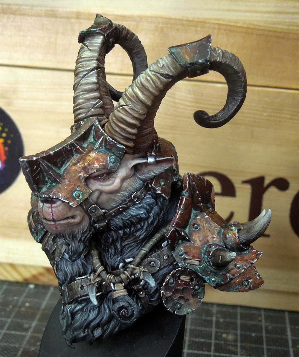 MASSIVE VOODOO: Step by Step: Sha'un, Ram-Tribe Warrior