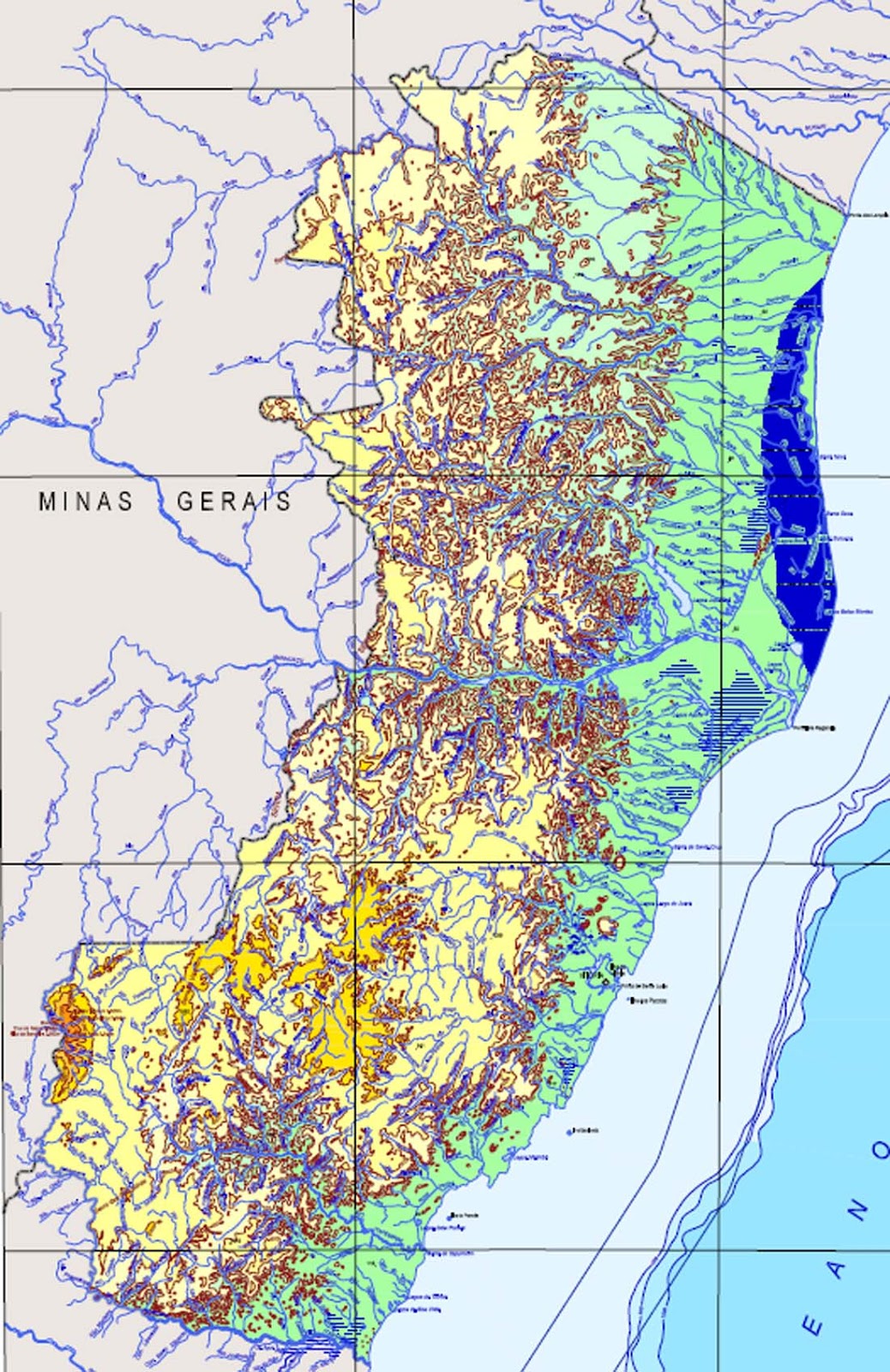 Mapas do Estado do Espírito Santo