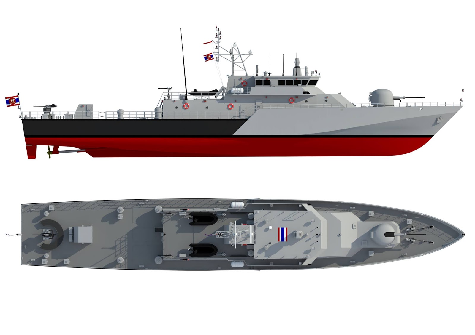 Military and Commercial Technology: Thailand"s first M58 patrol boat ...