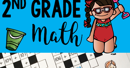 Kelly McCown: Summer Review NO PREP Math Packet for 2nd to 3rd Grade