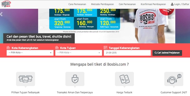 Daftar Situs untuk Pesan Tiket Bus Secara Online - Asik Liburan