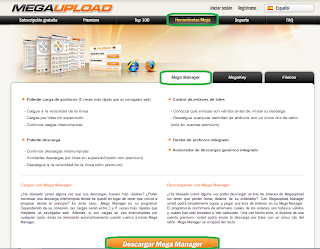 Aplicaciones Web - Jorge: Mega Manager - Aplicación de Megaupload