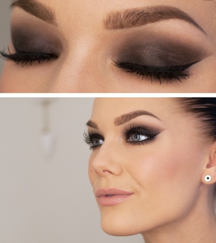 Flávia Késia: Maquiagem em tons terrosos